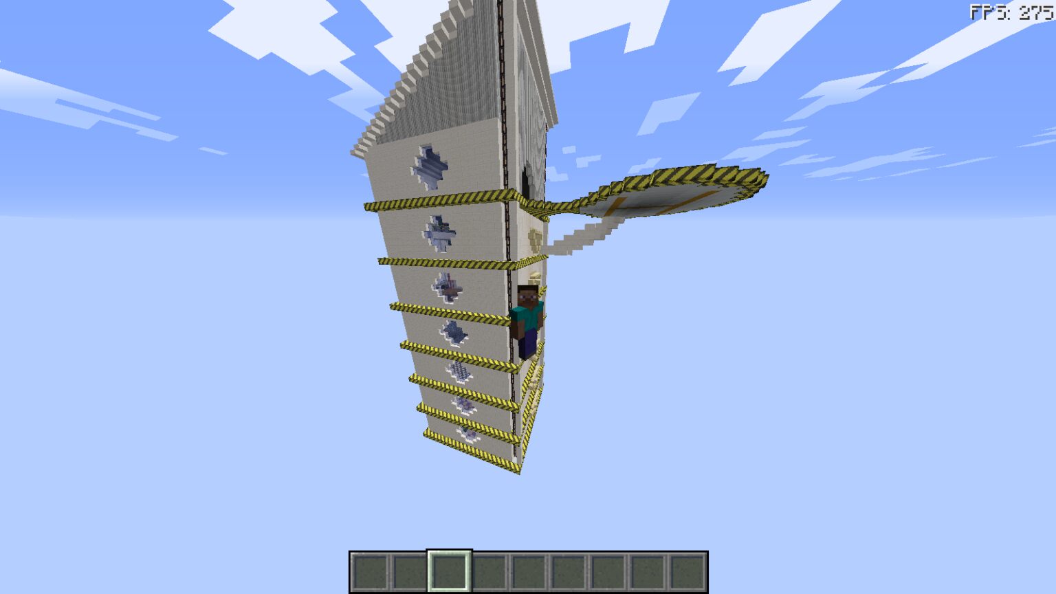 Заброшенный небоскрёб Zeeman в Minecraft: