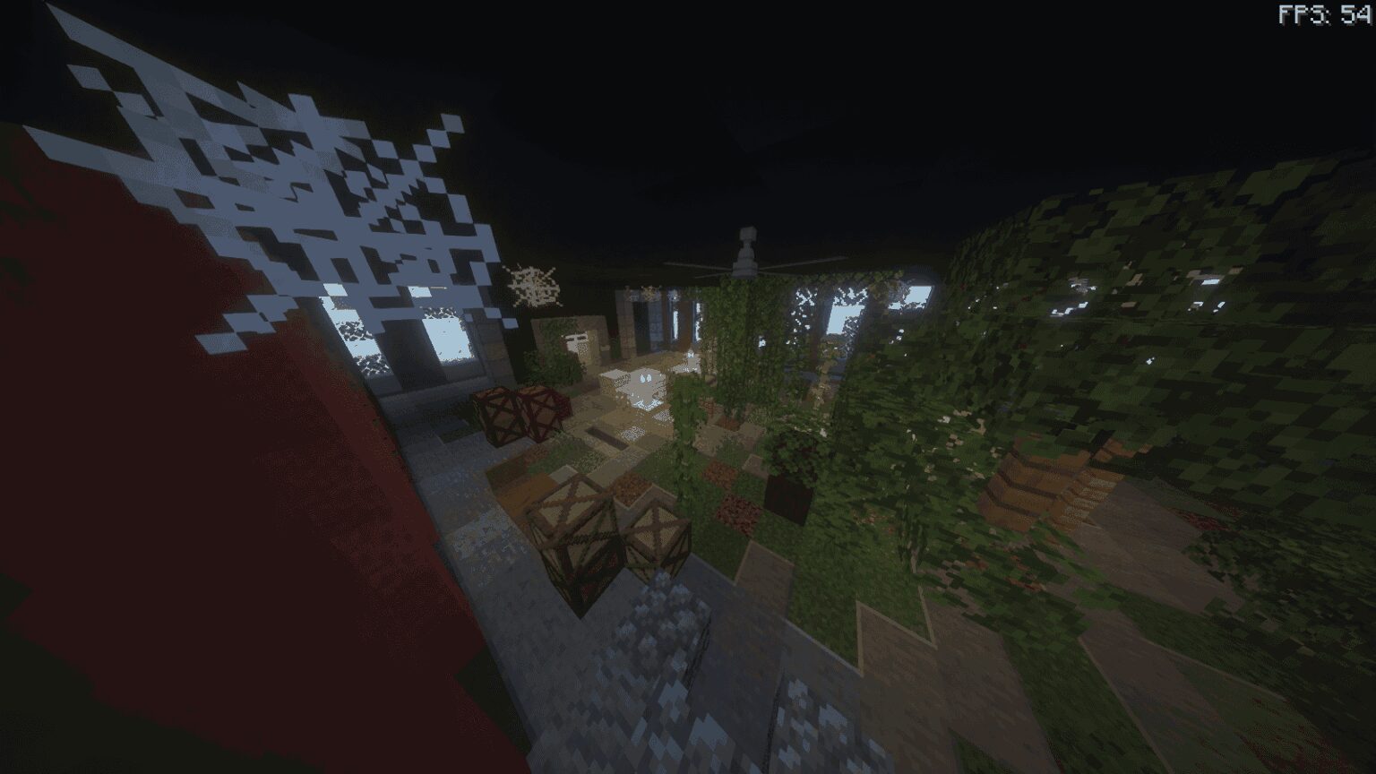 Заброшенный небоскрёб Zeeman в Minecraft: