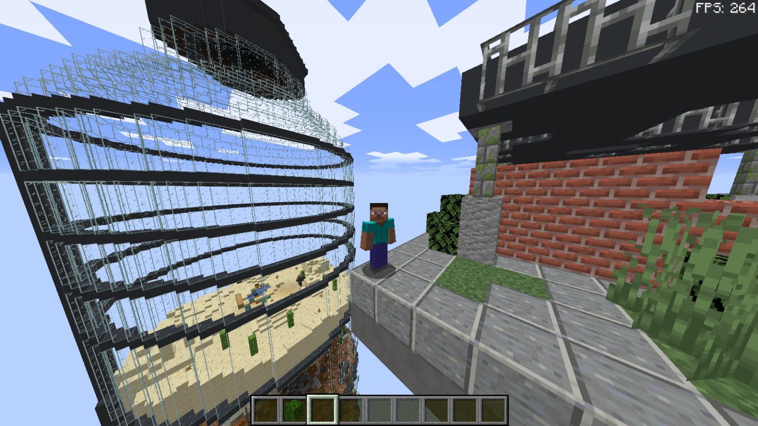 Заброшенный небоскрёб Zeeman в Minecraft: