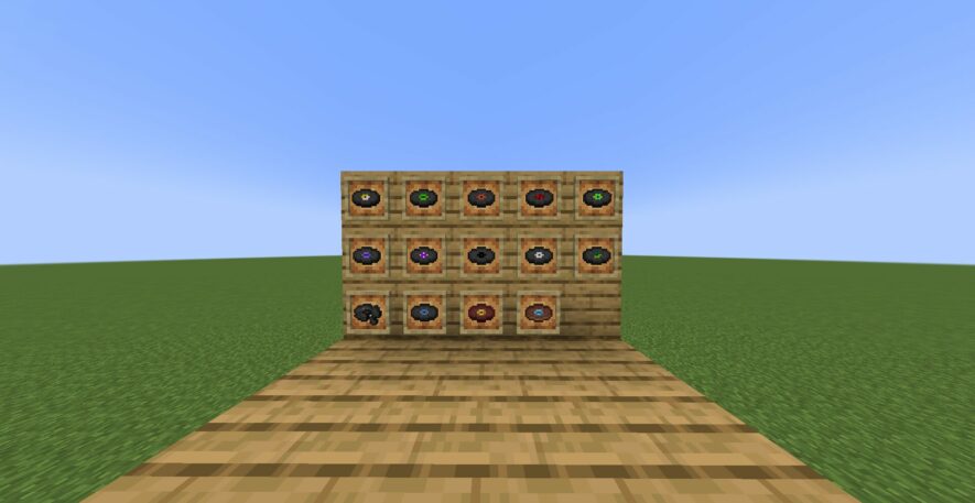 Кастомные пластинки для Minecraft